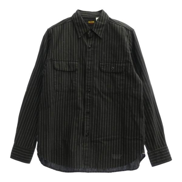 ■商品情報[商品名]WACKO MARIA ワコマリア BIG YANK WABASH STRIPE ウォバッシュ ストライプ シャツ　 ブラック系 S【中古】[カラー]ブラック系[サイズ]表記サイズ：Sx 厚み約cm肩幅：約44cm着丈：...