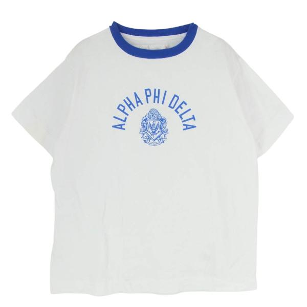 ■商品情報[商品名]ネセサリーオアアンネセサリー necessary or unnecessary ALPHA リンガー クルーネック 半袖 Tシャツ ホワイト系 L【中古】[カラー]ホワイト系[サイズ]表記サイズ：Lx 厚み約cm肩幅：約...
