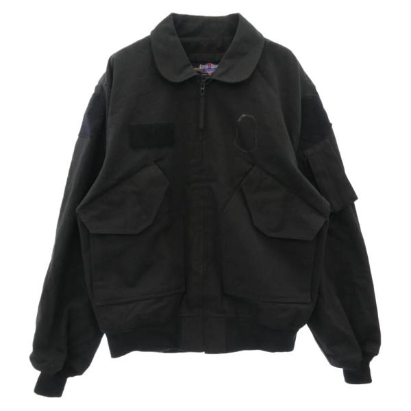 ■商品情報[商品名]ヴィンテージ VINTAGE USA製 GIBSON &amp; BARNES CWU-36/P ノーメックス フライト ジャケット ブラック系 L【中古】[カラー]ブラック系[サイズ]表記サイズ：Lx 厚み約cm肩幅：...