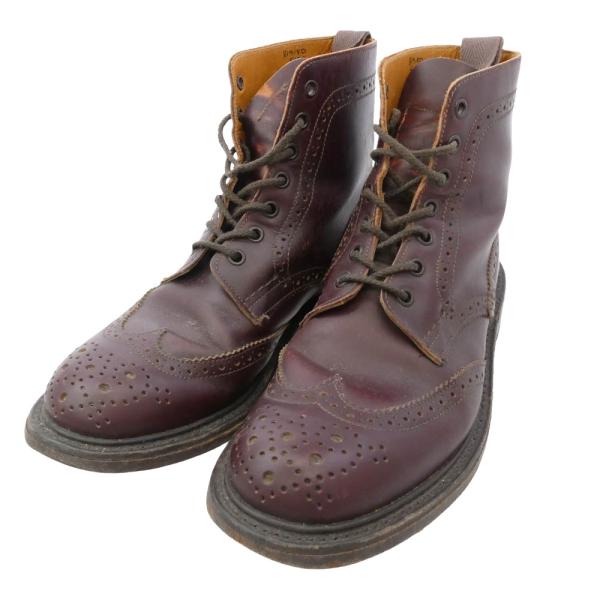■商品情報[商品名]Tricker's トリッカーズ 5180 ウィングチップ カントリー ブーツ UK5【中古】[カラー]ブラウン系[サイズ]x 厚み約cm表記サイズ：UK5アウトソール：約27.5cm高さ：約15.5cm[付属品]箱[状...