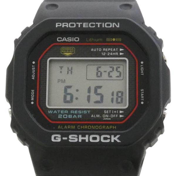 ■商品情報[商品名]CASIO G-SHOCK カシオ ジーショック DW-5000R-1AJF G-SHOCK ジーショック 初代復刻モデル デジタル 腕時計 ウォッチ ブラック系【中古】[カラー]ブラック系[サイズ]ケース：約4.4cm...