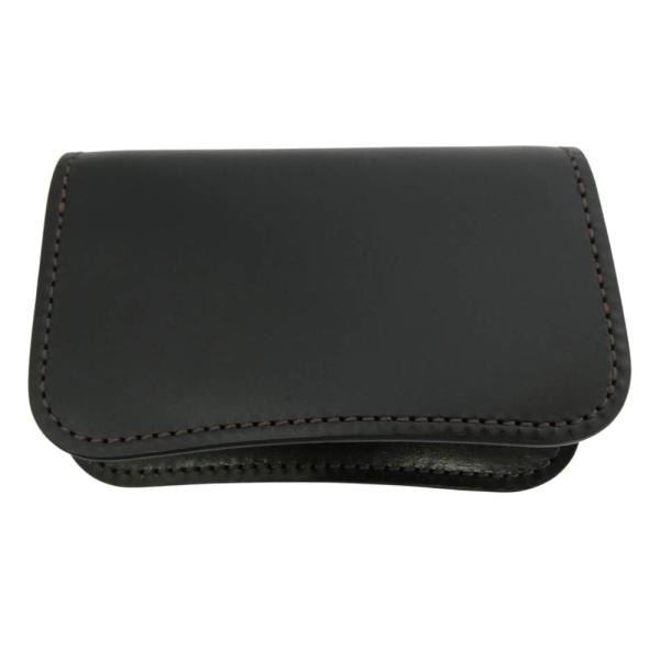 ■商品情報[商品名]WILDSWANS ワイルドスワンズ SADDLE PULL UP GENERAL ジェネラル  カードケース ブラック系【美品】【中古】[カラー]ブラック系[サイズ]約7cm x 11cmx 厚み約cm開閉式：フラップ...