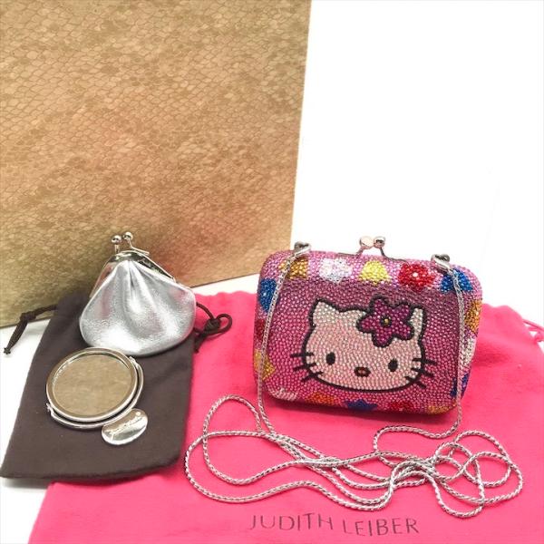 ご覧頂きありがとうございます☆彡【ブランド】ジュディスリーバ【カラー】ピンク【素材】-【サイズ】W約10×H約7×D約2×ショルダー約123(若干の誤差はご了承下さい。）【付属品】箱、保存袋、ミラー、ポーチ【状態ランク】NS唯一無二の輝き。...