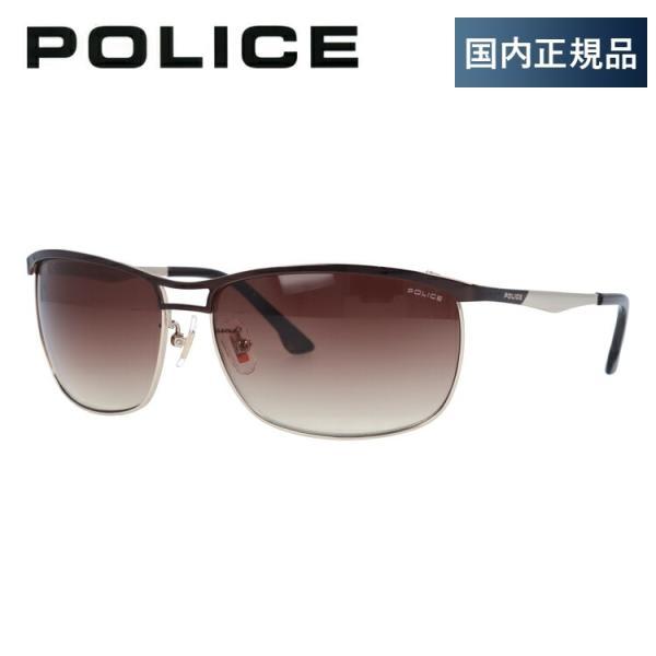 【ブランド】POLICE（ポリス）【品目】サングラス【型番】SPL918J 0K05 62サイズ【フィッティング】調整可能ノーズパッド（クリングス）【シェイプ】スクエア【カラー】フレーム：ブラウン（艶あり）/ゴールド（艶あり）レンズ：ブラウ...