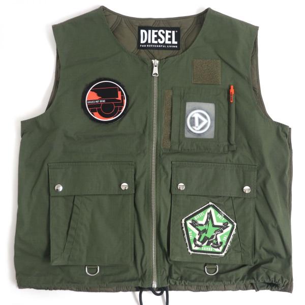 DIESEL 極美品□DIESEL/ディーゼル パッチワーク ジップアップ J DIESEL 極美品□DIESEL/ディーゼル パッチワーク ジップアップ J
