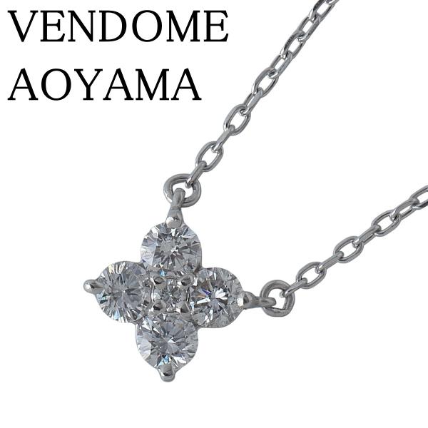 【ブランド名】ヴァンドーム青山　VENDOME AOYAMA VA【商品名】カローラ　ダイヤ　ネックレス【素材】トップPt950　チェーンPt850　プラチナ【長さ】40cm【ペンダント】縦5.5mm×横5.5mm【重量】2.1g【宝石】ダ...