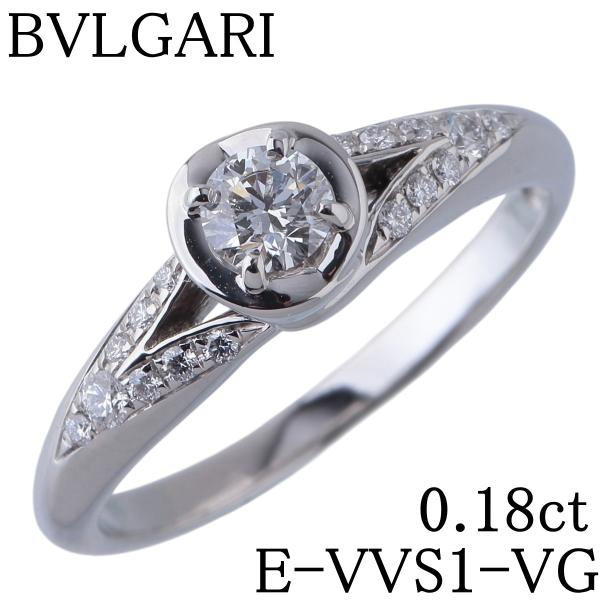 【ブランド名】ブルガリ　BVLGARI【商品名】インコントロ　ダモーレ　ダイヤ　エンゲージ　リング　指輪【素材】Pt950　プラチナ【サイズ】10号弱【重量】4.5g【宝石】中石ダイヤモンド0.18ct E-VVS1-VG ダイヤ直径3.6...