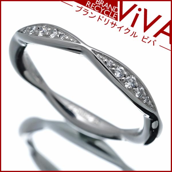 ブランド：シャネル商品名：カメリア コレクション ハーフエタニティリング　Ref.J10835素材：Pt950(プラチナ) / ダイヤモンド付属品：本体のみサイズ：刻印：45　　実寸：5号 (日本サイズ)幅：2.5mm　　重量：2.9g※若...