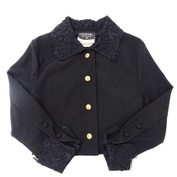 ブランド：シャネル 商品名：シャネル CHANEL ジャケット レディース ブランド カメリア ブラック ゴールド金具 ヴィンテージ おしゃれ 小さめ レース 可愛い 上品 型番：  ―  カラー：ブラック   ゴールド金具 製造国： フラ...