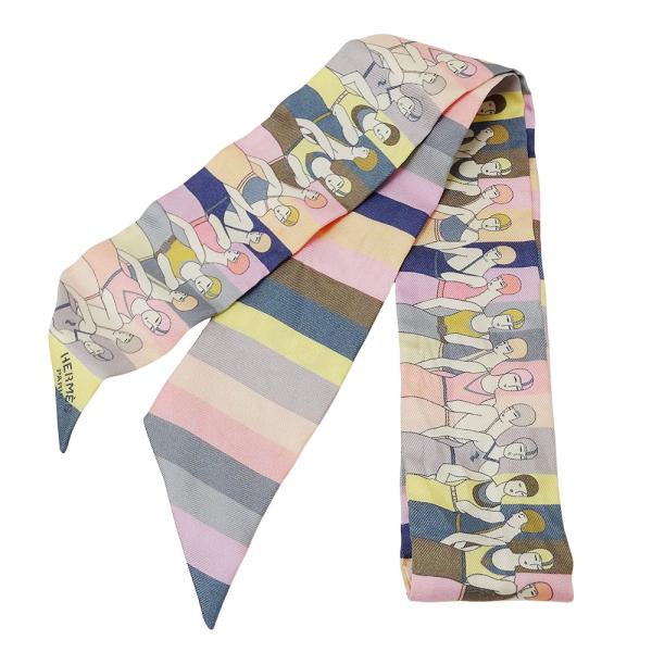 ブランド：エルメス 商品名：エルメス HERMES スカーフ レディース ブランド ツイリー LES BAIGNEUSES 水遊びをする人 シルク マルチカラー パステルカラー おしゃれ 型番：  ―  カラー：マルチカラー 素材： シルク...