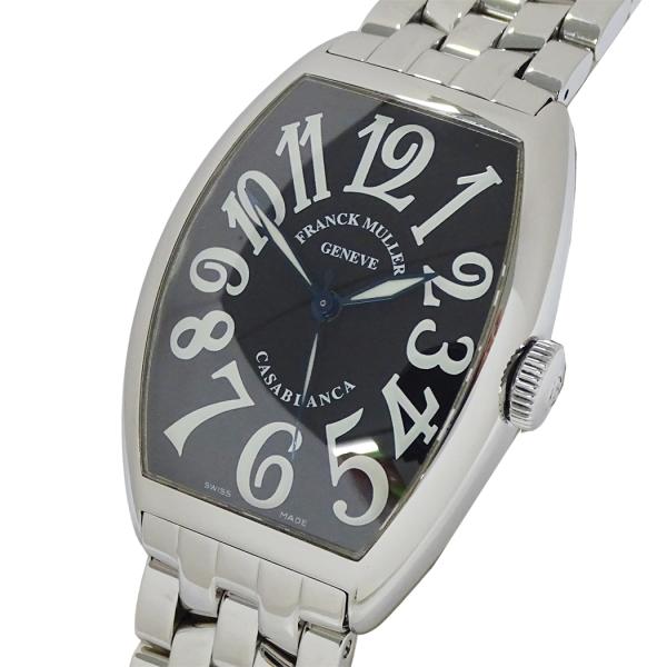 ブランド：フランクミュラー 商品名：フランクミュラー FRANCK MULLER カサブランカ 5850 時計 メンズ ブランド 自動巻き AT ステンレス SS シルバー ブラック 磨き済み 型番：  5850 カラー： 文字盤ブラック ...