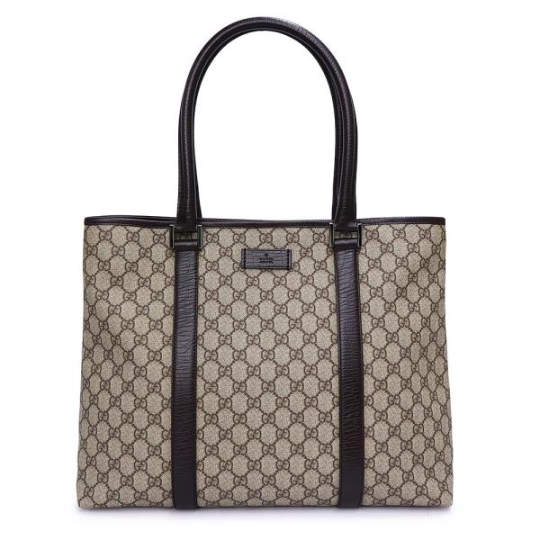 ■商品説明■【問い合わせ番号】200028736019【ブランド】GUCCI【素材】 GGスプリームキャンバス ／  レザー【カラー】ベージュ×ブラウン ／ シルバー金具【サイズ(cm)】約W40cmxH31cmxD14cm ショルダー：約...