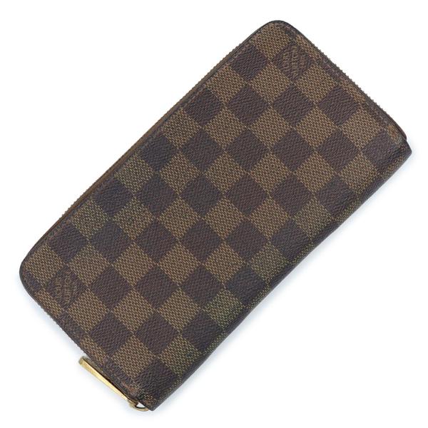■商品説明■【問い合わせ番号】200029519019【ブランド】LOUIS VUITTON【参考定価】122,100円【素材】 ダミエ【カラー】ブラウン ／ ゴールド金具【サイズ(cm)】約W20cmxH10.5cmxD2cm 【仕様】フ...
