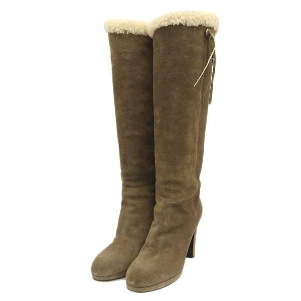 商品タイトル：ロートレショーズ LAUTRE CHOSE スエード ロングブーツ ダークブラウン size 39 [M02524]管理番号：BR07198状態ランク：A状態詳細：一般的な使用感はありますが、使用に問題のない商品です。詳細：所...