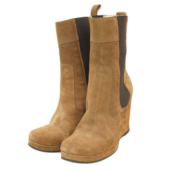 商品タイトル：ロートレショーズ LAUTRE CHOSE スエード サイドゴアブーツ 茶 size 39 [M02526]管理番号：BR07200状態ランク：A状態詳細：一般的な使用感はありますが、使用に問題のない商品です。詳細：つま先や踵...