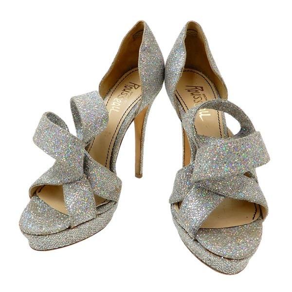 商品タイトル：ジェロームシールソーJerome C Rousseau レザー ホログラム ヒール サンダル シルバー系 size37 [M03072]管理番号：BR09073状態ランク：B状態詳細：一部に傷や汚れなどの使用感はありますが、使...