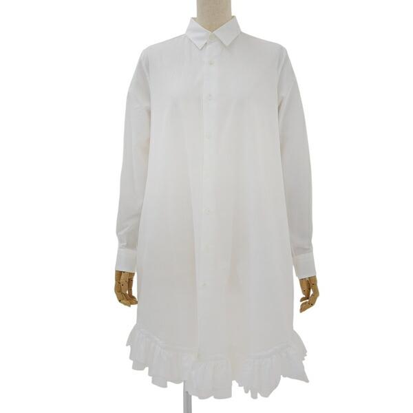 商品タイトルnoir kei ninomiya ノワール ケイ ニノミヤ  3H-B005 日本製 サイズS コットン フリル シャツ ワンピース ワンピース レディース ホワイト管理番号BR15064状態ランクA状態詳細一般的な使用感はあ...