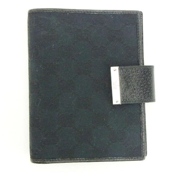 ■管理番号：T10875【商品説明】グッチ【GUCCI】の  手帳カバーです。◆ランク 【6】【6】通常の使用感があるお品物【状態】まだまだお使いいただけます。レザーにカラーハガレ（小）あり。その他、スレ　キズ　汚れ　シワ　金具跡　金具ハゲ...