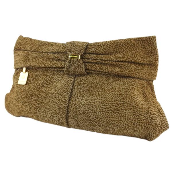 ■管理番号：T19353【商品説明】ボルボネーゼ【BORBONESE】の クラッチバッグです。定番人気のうずら柄☆貴重品と小物を入れてスタイリッシュに持ち歩けます♪◆ランク 【7】【7】傷、汚れがあるが程度良好のお品物【状態】大きなダメージ...