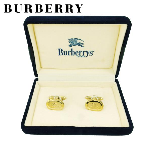 【BIGお買い物ラリー★30%OFFセール中】バーバリー BURBERRY カフスホースマーク スウィヴル式 ゴールド レディース 中古 BURBERRY（バーバリー） 【初売りSALE☆30%OFF】バーバリー カフス
