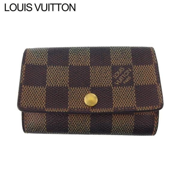■管理番号：T20661◆参考価格：25200円【商品説明】ルイ ヴィトン【LOUIS VUITTON】の 「ミュルティクレ6」 キーケースです。男女ともに人気の高いダミエ柄☆収納力のある6連タイプです♪◆ランク 【6】【6】通常の使用感が...