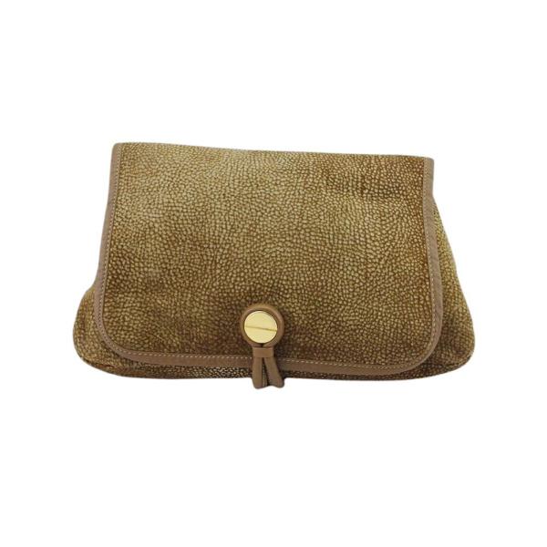 ■管理番号：T21826【商品説明】ボルボネーゼ【BORBONESE】の クラッチバッグです。定番人気のうずら柄☆貴重品と小物を入れてスタイリッシュに持ち歩けます♪◆ランク 【6】【6】通常の使用感があるお品物【状態】まだまだ十分にお使いい...