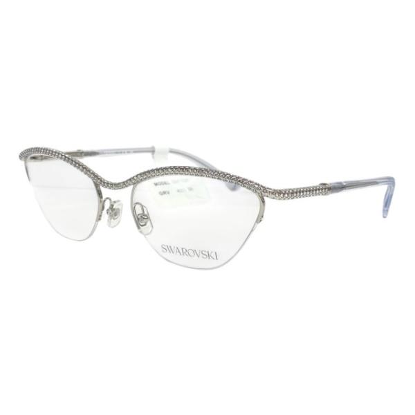 ブランド：スワロフスキー商品名： メガネ型番：SK1026 付属品：ケース、保存袋  サイズ：フレーム約13ｃｍ（レンズ横まで計測）　テンプル約12.8ｃｍ（稼働部分から）　レンズ約W5.5×H3.4ｍｍ　56□19　140カラー：シルバー...