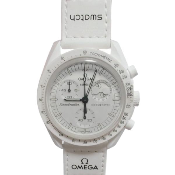 ブランド：スヌーピー×オメガ×スウォッチ　Snoopy×OMEGA×Swatch商品名：ミッション トゥ ザ ムーン 　SO33W700 型番：SO33W700 付属品：箱、冊子、保(国内正規 2024.9.11印あり) 原産国：SWISS...