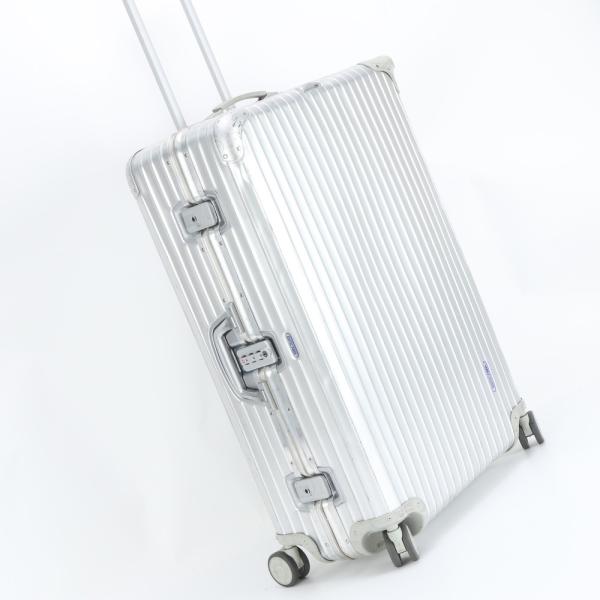ブランド名：RIMOWA リモワサイズ : W52cm×D26cmハンドル：約19cmPUハンドル高さ：約47cm本体高さ：約75cmタイヤ込み高さ：約80cm（調整可能な場合は最長を記載しております）※若干の誤差はお許しください※付属品は...