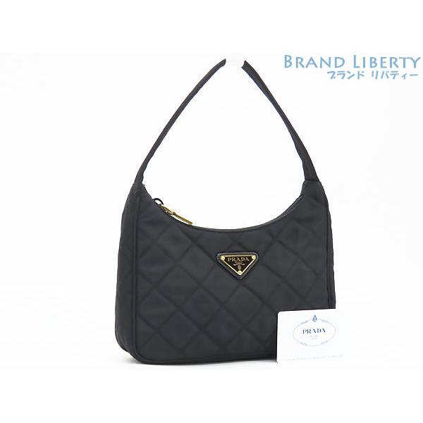 ●ブランドプラダ　PRADA●商品名TESSUTO IMPUNTU　テスート インプントゥ　キルティングステッチ　ワンショルダーバッグ　ホーボーバッグ　ミニバッグ　ハンドバッグ　アクセサリーポーチ●サイズW：22cm　H：17cm　D：6c...