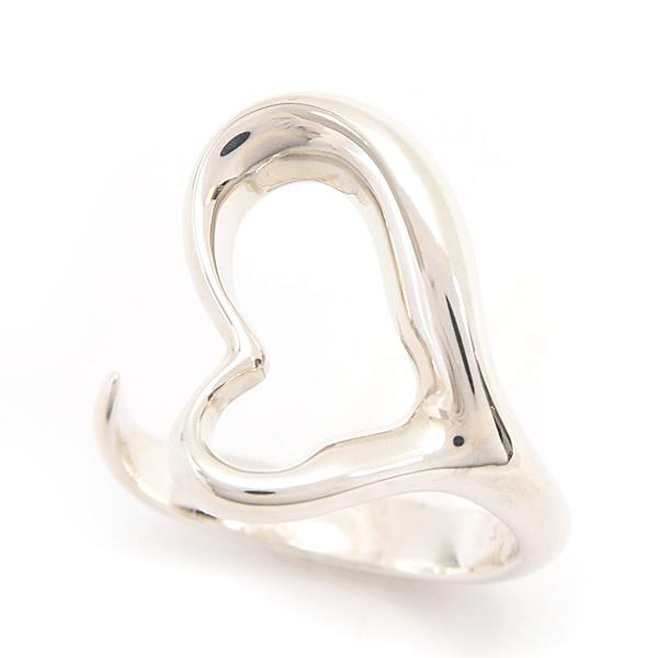 美品 新品仕上げ済 保存袋 定番 人気□ ティファニーより「SV925 オープンハート リング」のご紹介です。◇ ティファニーの定番人気「オープンハート」リングです。◇ 素材はシルバー素材でサイズは実寸サイズ14号です。◇ 定番デザインです...