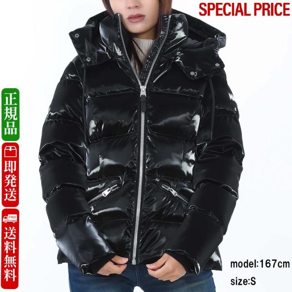 【商品名】MACKAGE マッカ―ジュ MADALYN-GLO C0001 ダウンジャケット（新品）【品番】MADALYN-GLO-C0001【カラー】ブラック【素材】表地： ポリウレタン100%裏地 ：リサイクルナイロン100%詰物 ：リ...