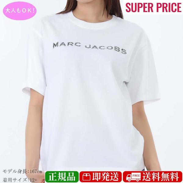 【商品名】☆2025SS☆MARC JACOBS KIDS マークジェイコブスキッズ W60463 10P ロゴ Tシャツ 大人もOK (新品)【品番】W60463-10P【カラー】ホワイト【素材】100%コットン【サイズ】12A約：着丈:...