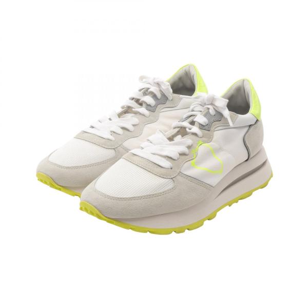 ■状態：ランクA若干の使用感、傷、擦れ、汚れが見られます■ブランド名：PHILIPPE MODEL（フィリップモデル）■商品名：TROPEZ HAUTE LOW MAN スニーカー    ■カラー：グレー系 / ホワイト系 / グリーン系■...