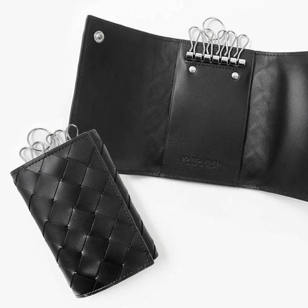 ■商品情報ブランド： BOTTEGA VENETA / ボッテガヴェネタ品番　： 630336 V3US1 8803サイズ： 約 H11×W7×D2 cm重さ　： 約 80 g仕様　： キーフック×6、スナップ開閉素材　： ラム革付属品： ...