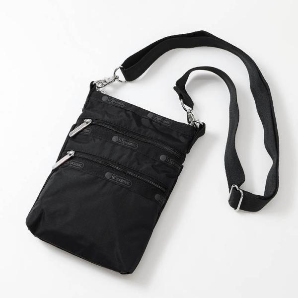 ■商品情報ブランド： LeSportsac / レスポートサック品番　： 4007 R086 / RECYCLED BLACKサイズ： 約 H20×W14×D2 cm重さ　： 約 130 gショルダー長さ： 約 66〜119 cm仕様　： ...