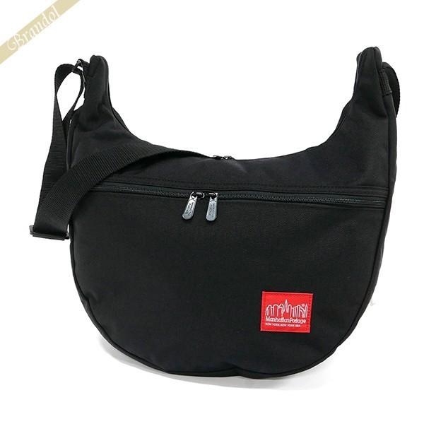 Manhattan Portage (マンハッタン ポーテージ) Nolitabag (ノリータバッグ) メッセンジャーバッグ ショルダーバッグ 舟形 ナイロン コーデュラ BLACK(ブラック) 6056-BK 6056 BK Manhattan Portage（マンハッタンポーテージ） ショルダーバッグ