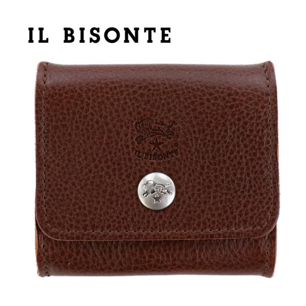【カラー】 BW129N MARRONE / ダークブラウン マローネ、金具：シルバー【サイズ】 縦7cm、幅8cm、マチ1cm【仕　様】 ボタン開閉式コインケース【素　材】 オリジナルレザー / 牛革【付属品】 IL BISONTE純正保...