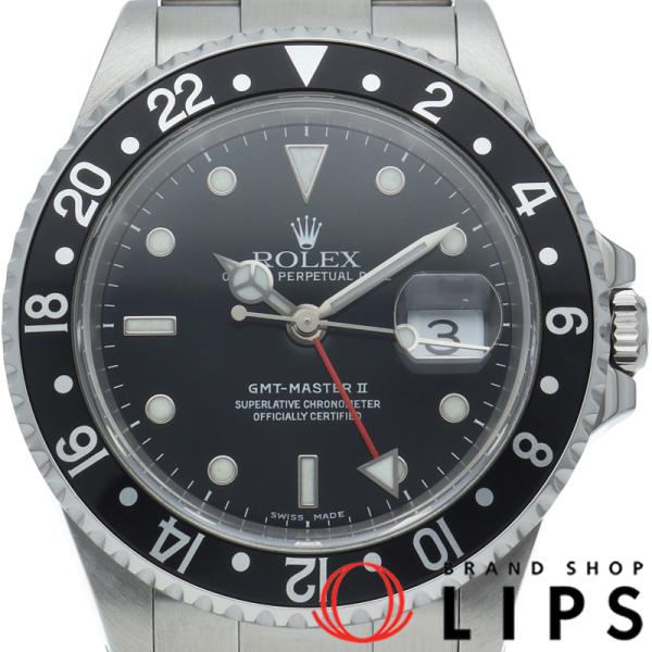 商品番号:2000014233500168ブランド:ROLEX (ロレックス)商品名:GMTマスター2商品名(英):GMT-Master II型　番:16710(P)素　材:SSケース素材:ステンレスベルト素材:ステンレスムーブメント:自動...
