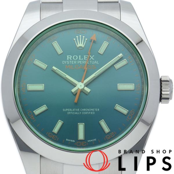 商品番号:2000029233500139ブランド:ROLEX (ロレックス)商品名:ミルガウス ウォッチ グリーンサファイア Zブルー 現行保証書商品名(英):Milgauss型　番:116400GV(ランダム)素　材:SSケース素材:ス...