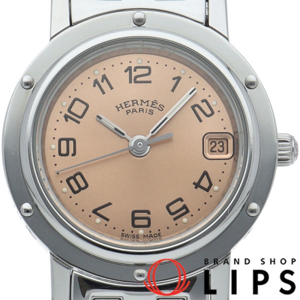 商品番号:2000148233500633ブランド:HERMES (エルメス)商品名:クリッパー レディース時計商品名(英):Clipper Ladies型　番:CL4.210素　材:SSケース素材:ステンレスベルト素材:ステンレスムーブメ...