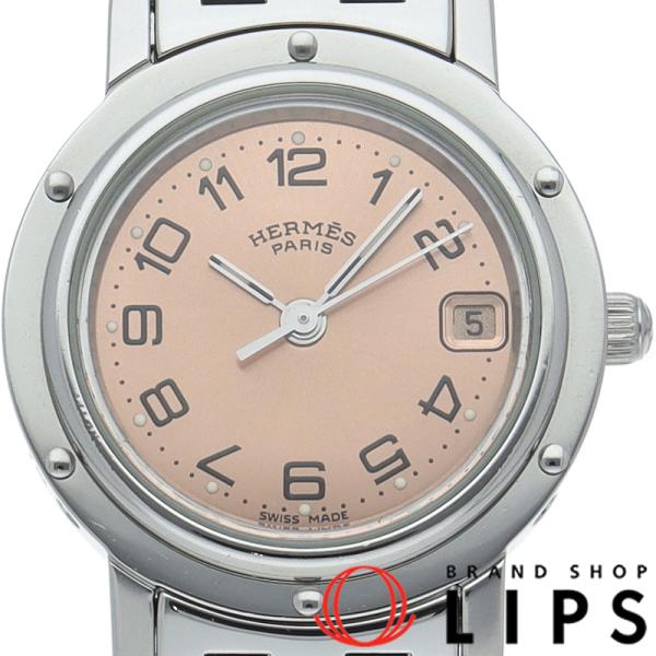 商品番号:2000148233500647ブランド:HERMES (エルメス)商品名:クリッパー レディース時計商品名(英):Clipper Ladies型　番:CL4.210素　材:SSケース素材:ステンレスベルト素材:ステンレスムーブメ...