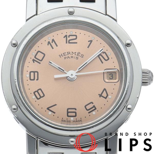 商品番号:2000148233500654ブランド:HERMES (エルメス)商品名:クリッパー レディース時計商品名(英):Clipper Ladies型　番:CL4.210素　材:SSケース素材:ステンレスベルト素材:ステンレスムーブメ...