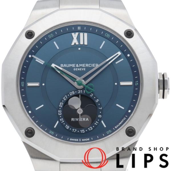 商品番号:2000157233502646ブランド:Baume &amp; Mercier (ボーム＆メルシェ)商品名:リビエラ ボーマティック ムーンフェイズ ウォッチ 42mm商品名(英):Riviera Baumatic型　番:M0A...