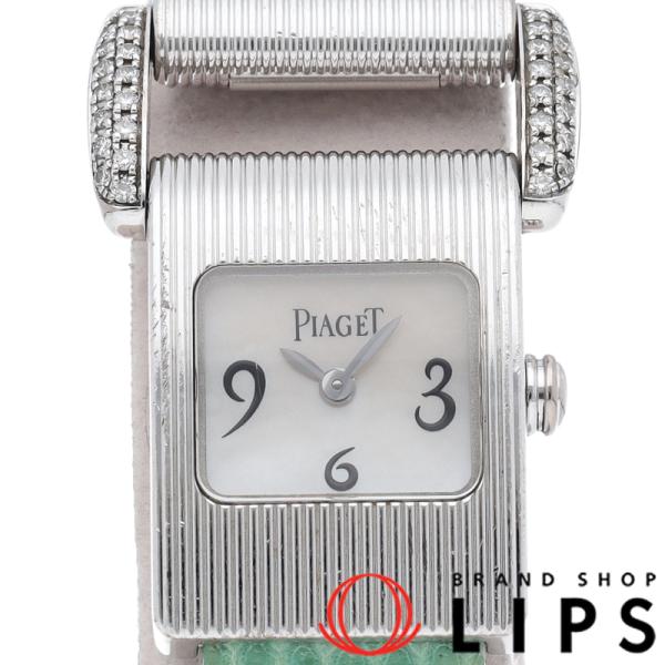 商品番号:2000176233500171ブランド:PIAGET (ピアジェ)商品名:ミスプロトコール ダイヤラグ商品名(英): Miss Protocole型　番:5222素　材:K18WG/革ケース素材:ホワイトゴールドベルト素材:レザ...