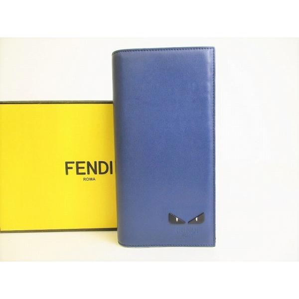 【希少】 【未使用保管品】 FENDI フェンディ モンスター バッグバグス レザー 2つ折り 長財布 メンズ未使用保管品の為とても綺麗なお品です（新品同様の状態ですが、未開封の新品ではないので一見わかりにくい些細な傷や汚れは御了承ください...