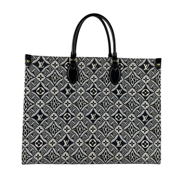 ■商品状態： 【外・角、フチ】薄汚れ、スレ【外・ハンドル-ストラップ】スレ【内側】スレ■商品ランク： A / 美品：全体的に綺麗な商品■正式名称：オンザゴーGM■ライン/シリーズ：モノグラム ジャガード■サイズ： 縦：32cm x 横：41...