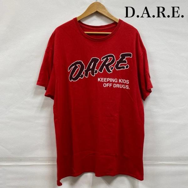 メーカー：古着 / USED形状：Tシャツ / 半袖サイズ：表記サイズ：XL肩幅：57 cm、袖丈：20 cm、着丈：74 cm、身幅：56 cmカラー：赤 / レッド、黒 / ブラック柄 / パターン：ロゴ、文字、プリント素材：画像参照商...