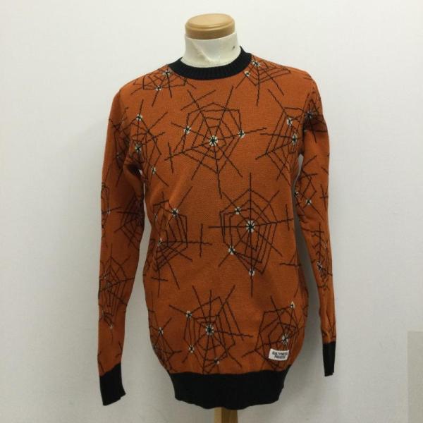 メーカー：ワコマリア / WACKO MARIA形状：ニット、セーター / 長袖サイズ：表記サイズ：S肩幅：42 cm、袖丈：64 cm、着丈：73 cm、身幅：47 cmカラー：橙 / オレンジ柄 / パターン：総柄素材：綿（コットン）商...