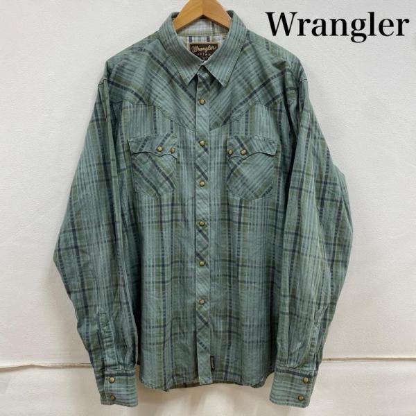 メーカー：ラングラー / Wrangler形状：シャツ、ブラウス / 長袖サイズ：表記サイズ：LL肩幅：52 cm、袖丈：68 cm、着丈：81 cm、身幅：62.5 cmカラー：マルチカラー / マルチカラー柄 / パターン：チェック素材...